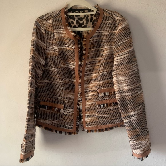 Bandolino | Jackets & Coats | Reversible Channel Style Jacket Medium ...